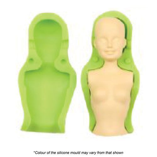 WOMAN TORSO & FACE Silicone Mould