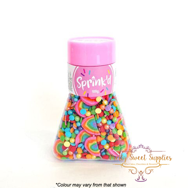 WHIMSICAL RAINBOW Sprinkles - 100g